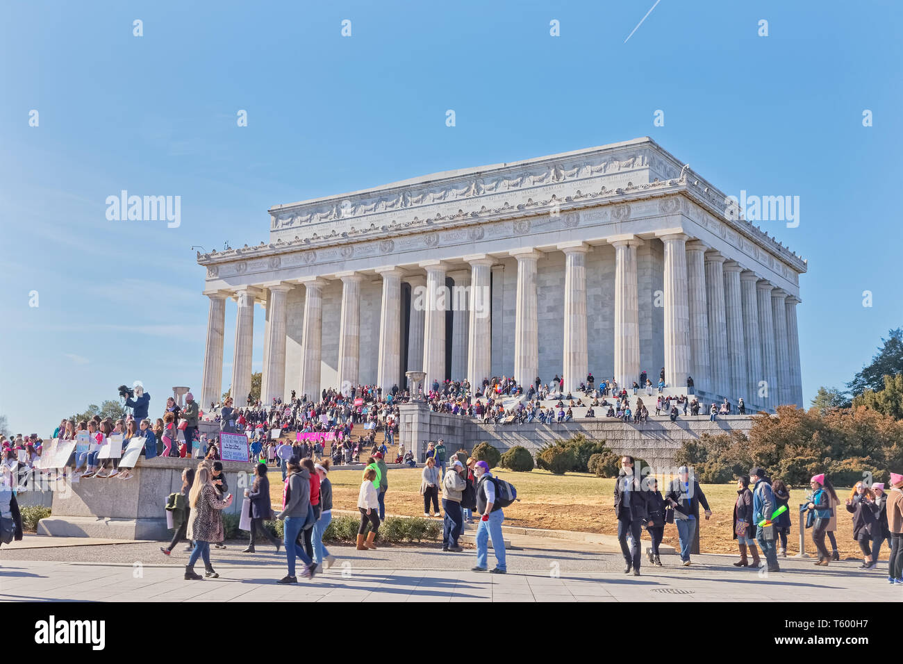 Lincoln Memorial Building in Washington DC USA Stock Photo - Alamy