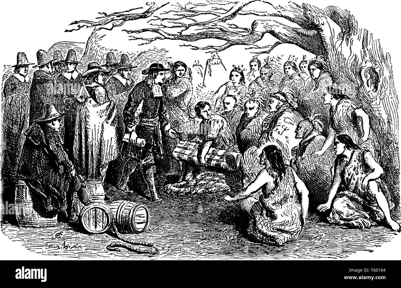 Lenape indians Stock Vector Images - Alamy