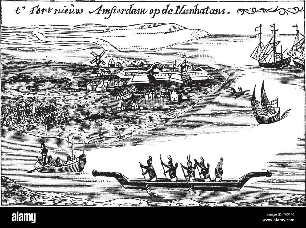 New Amsterdam is a 17th-century Dutch settlement established at the ...