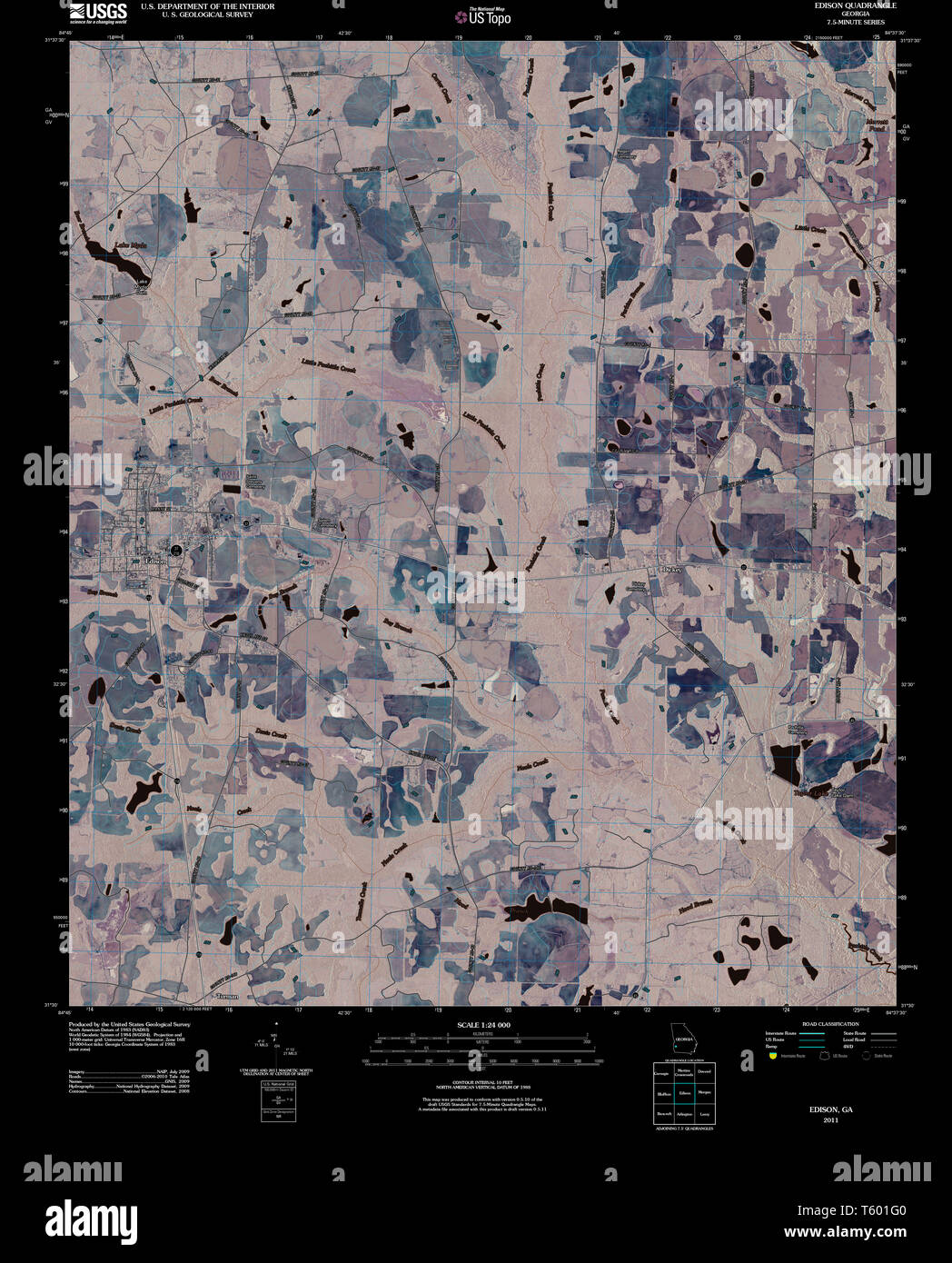 Map of edison hi-res stock photography and images - Alamy