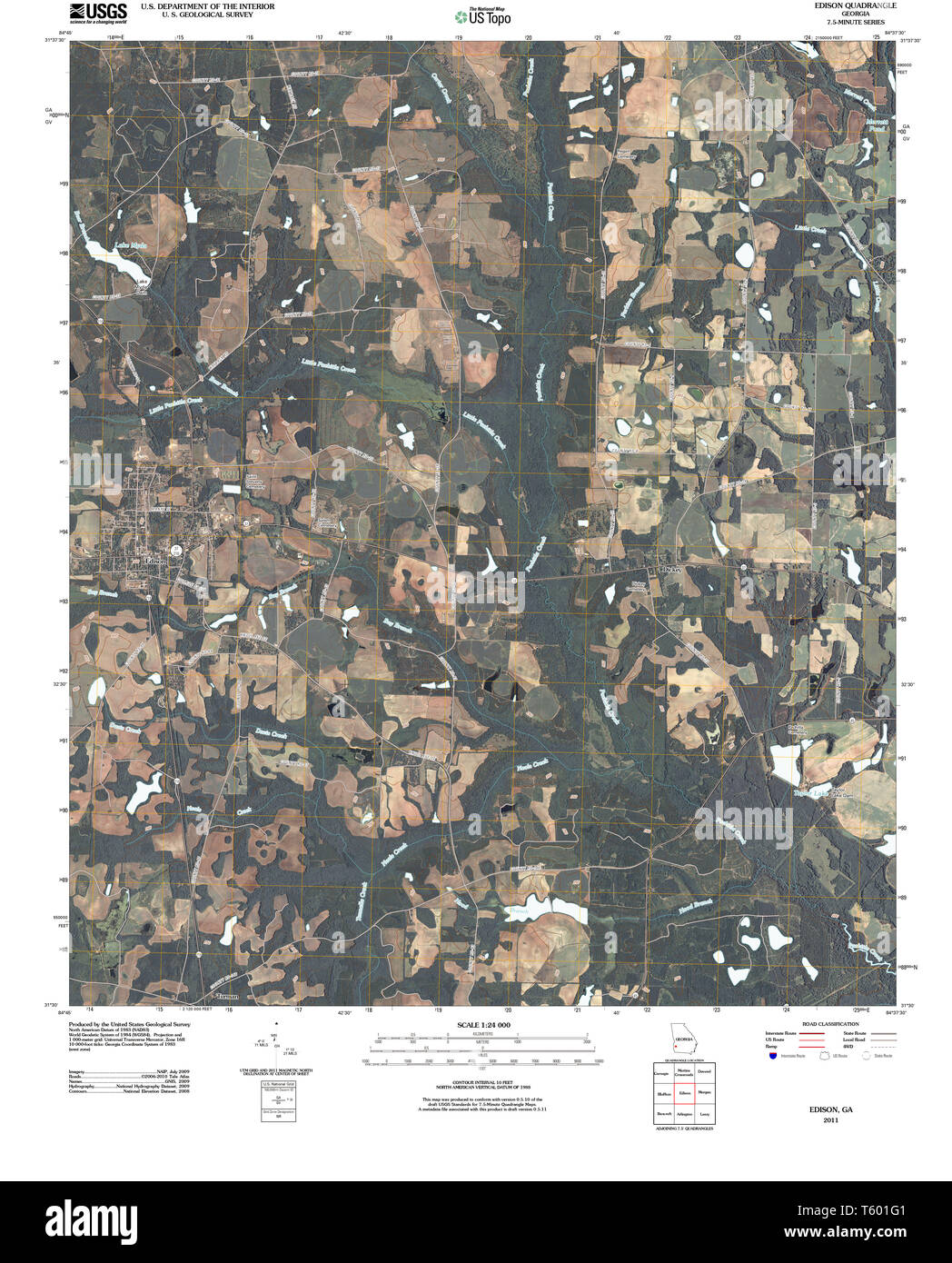 Map of edison hi-res stock photography and images - Alamy