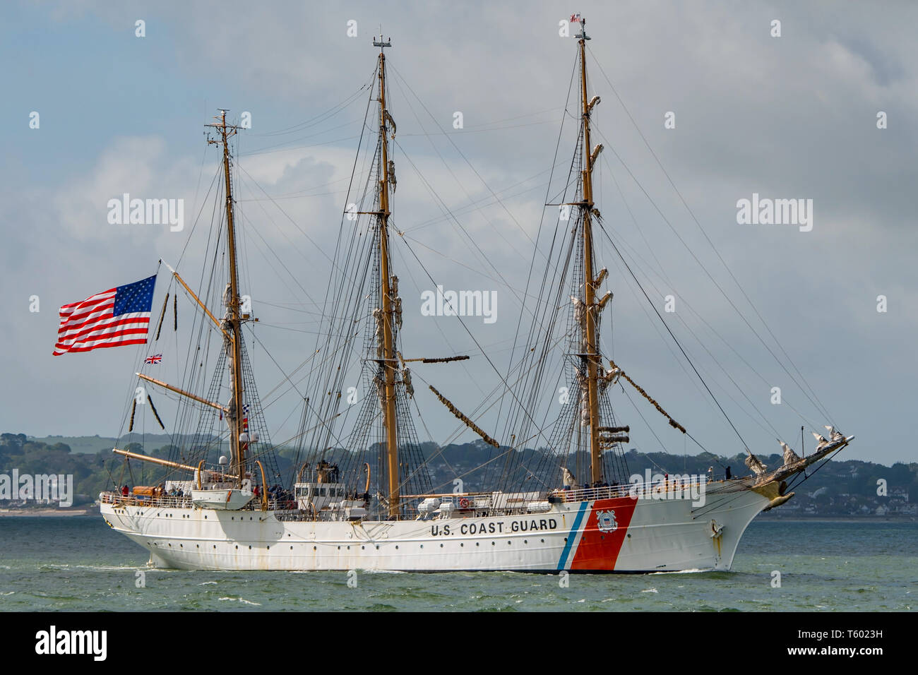 Us coast guard barque eagle hi-res stock photography and images - Alamy