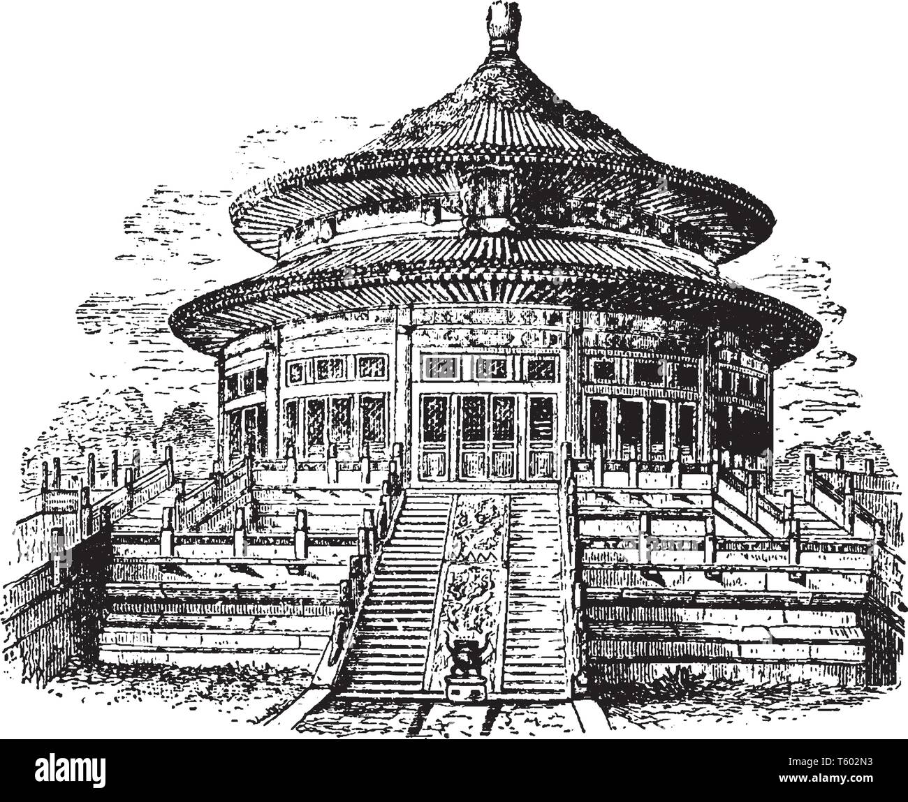 Temple Of Heaven Sketch