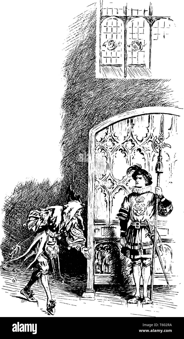 Entering court Stock Vector Images - Alamy