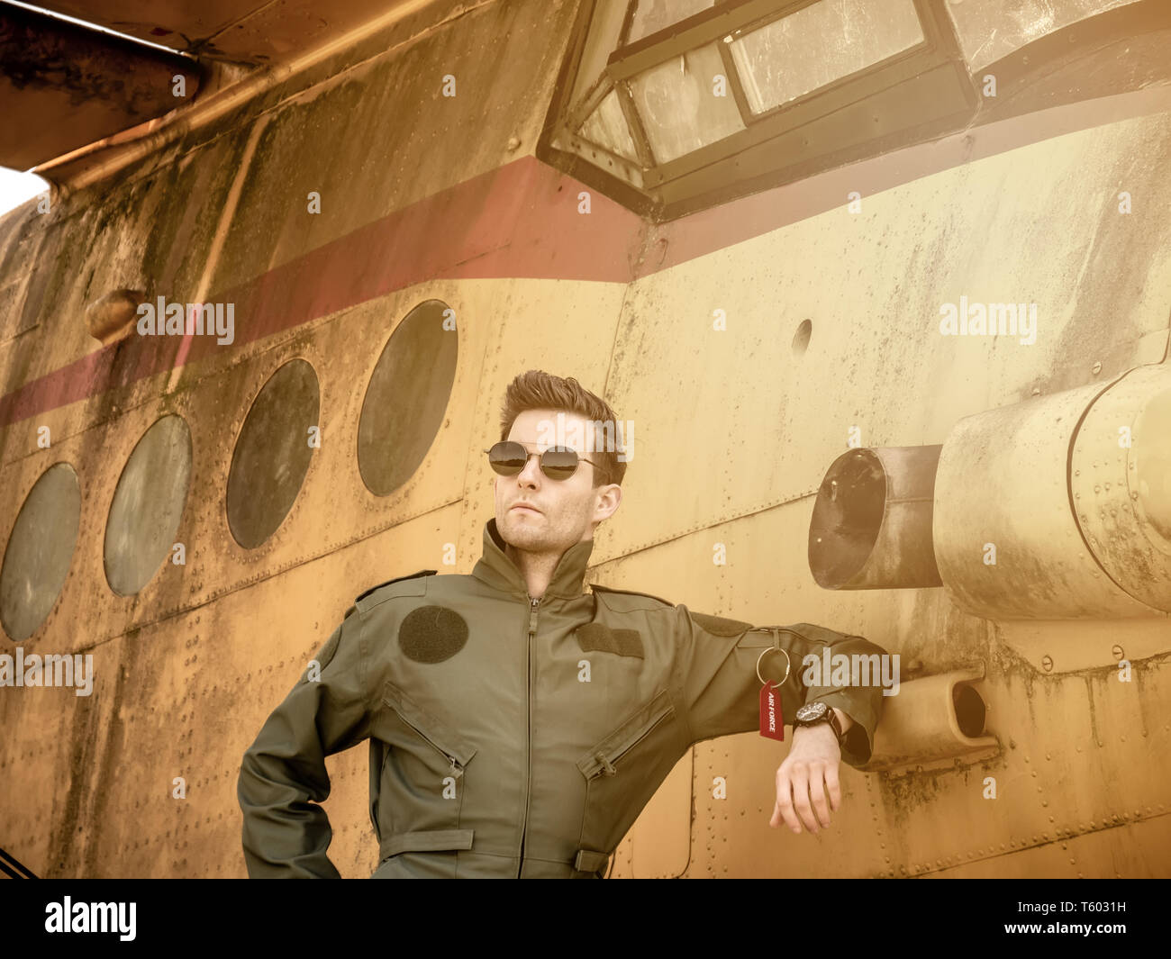 Pilot seats hi-res stock photography and images - Alamy