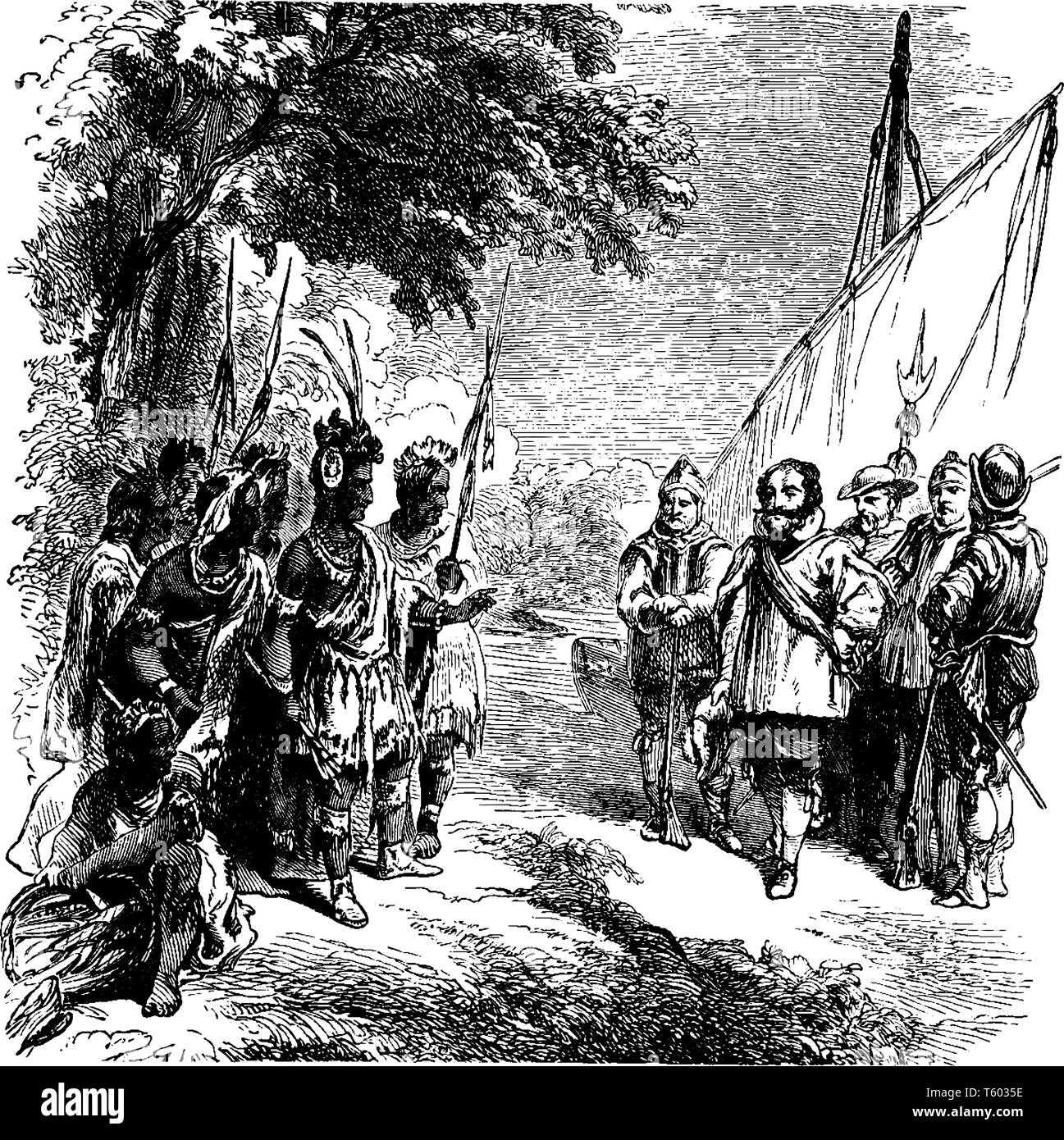 The powhatan Stock Vector Images - Alamy