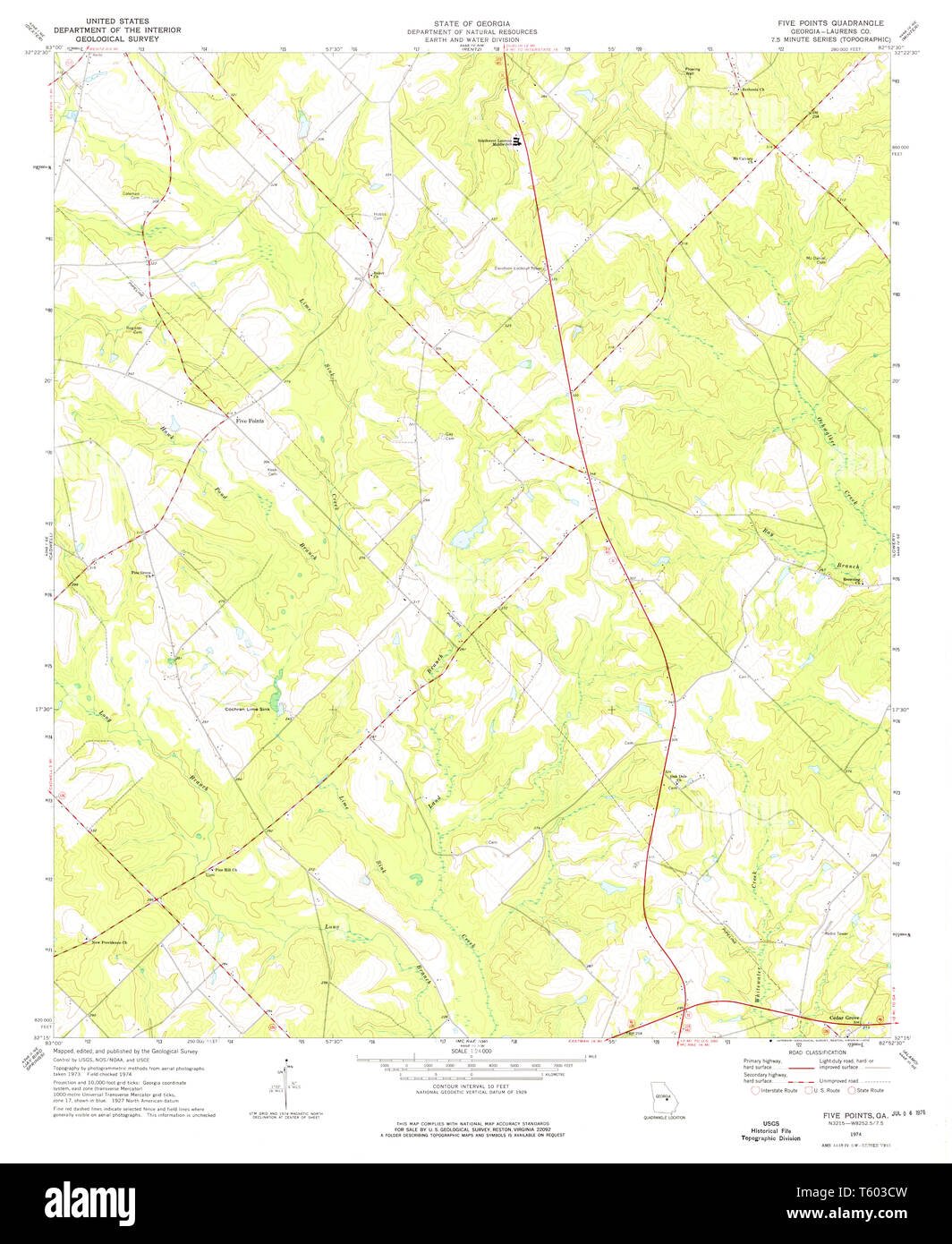 Five points map Cut Out Stock Images & Pictures - Alamy