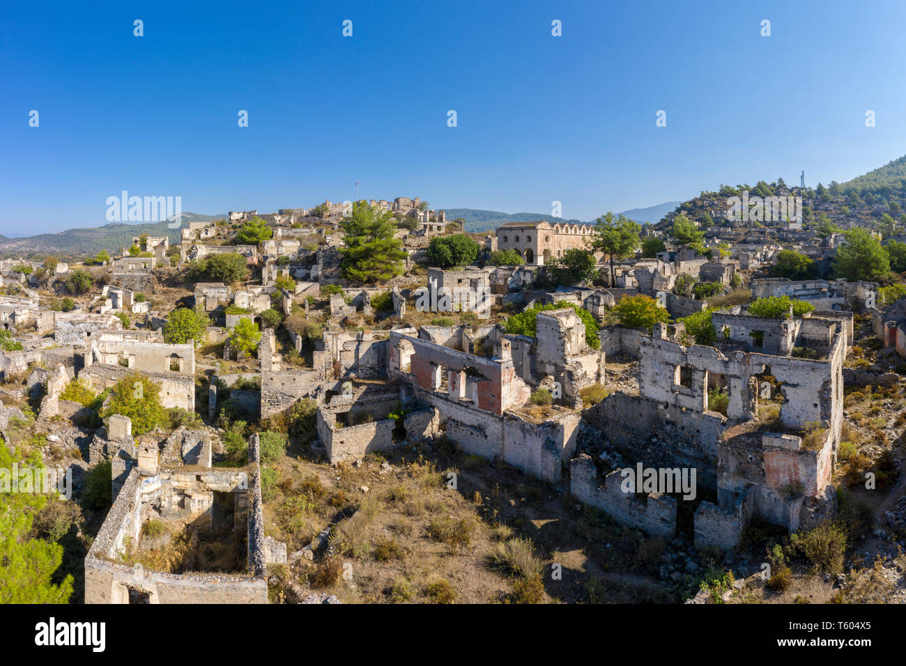 Turkey, Fethiye, Kayakoy (Mugla) Ghost Town, a former greek colony and ...