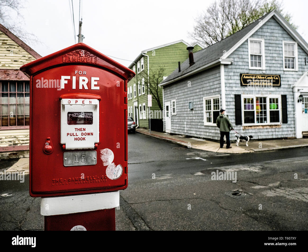 Old Fire Alarm, Salem, Massachusetts, USA Stock Photo - Alamy