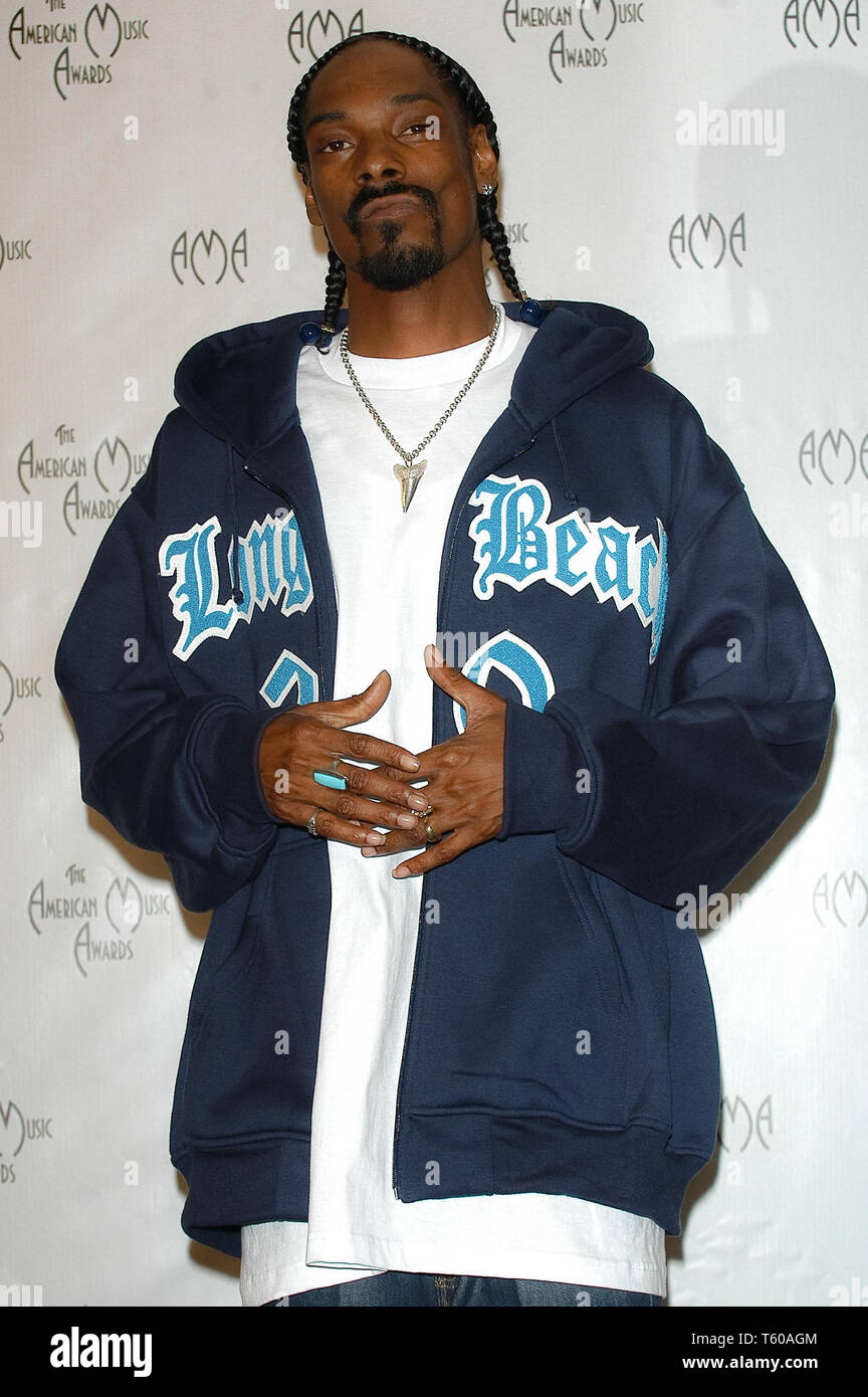 Snoop Dogg at the 32nd Annual American Music Awards - Press Room held ...