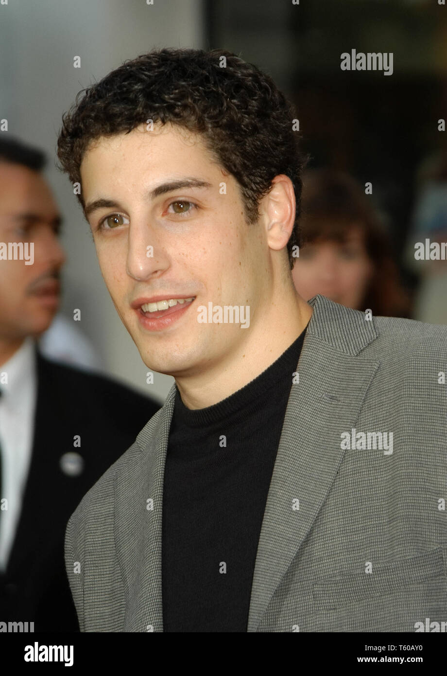 Jason Biggs at the World Premiere of "American Wedding", held at at the ...