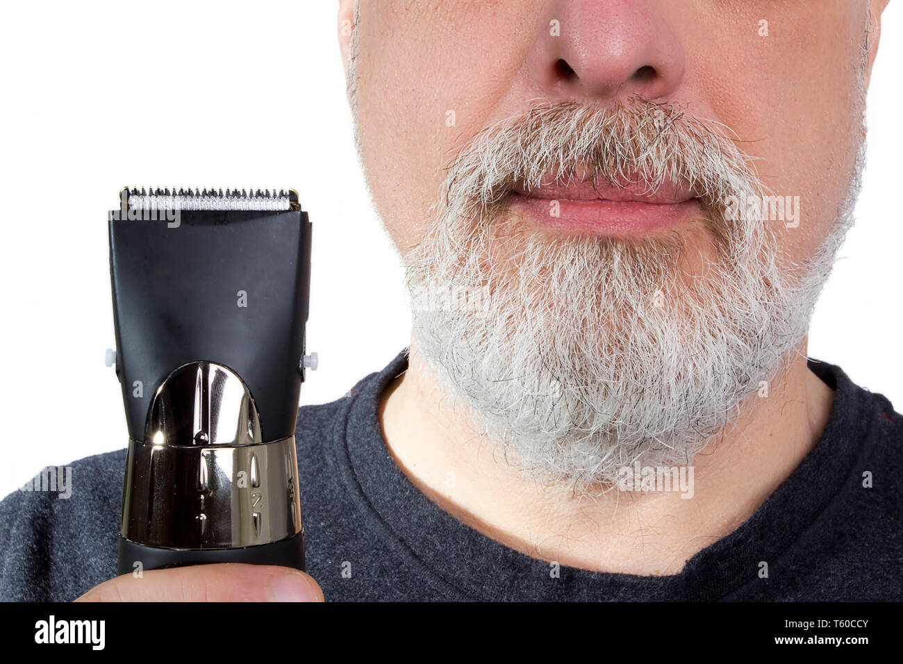 Man stubble shave electric hi-res stock photography and images - Alamy