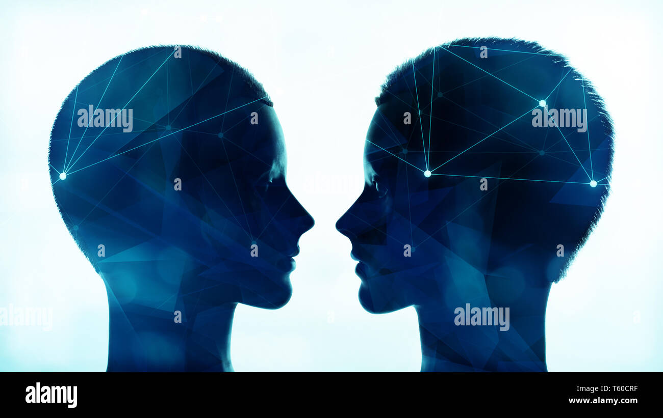 Female humanoid robot experiment, machine learning inspiration ...