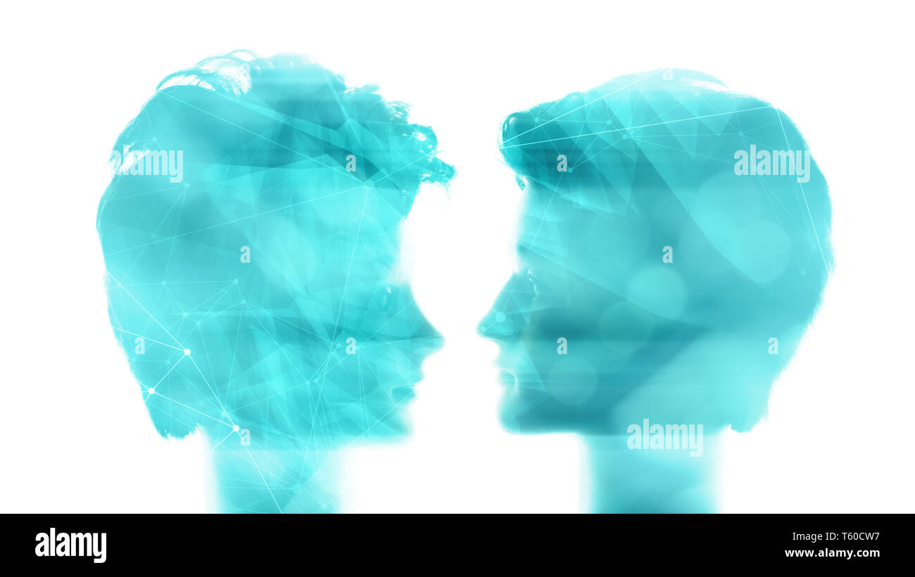 Cyber incidents in secret lab. Robot face, female cyborg new robotics ...