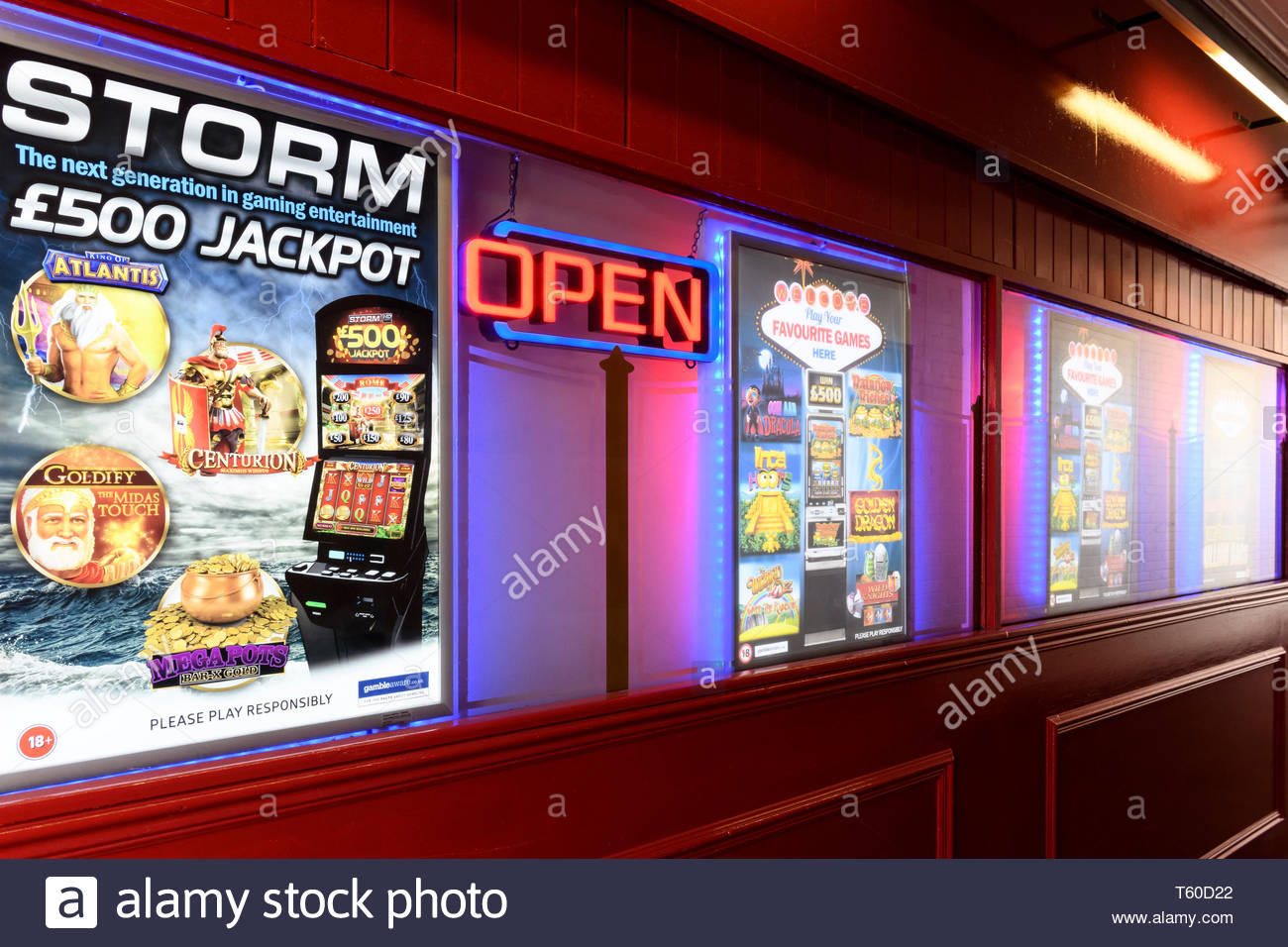 Gambling Arcade Stock Photos & Gambling Arcade Stock Images - Alamy