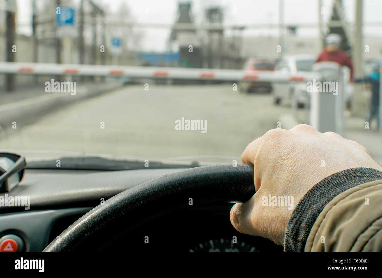 Enter parking hi-res stock photography and images - Alamy