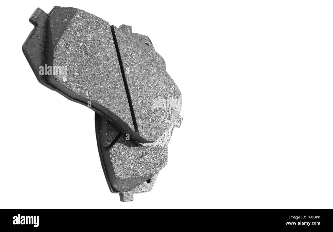 Brake pads isolated on white background. Auto parts. Brake pads ...