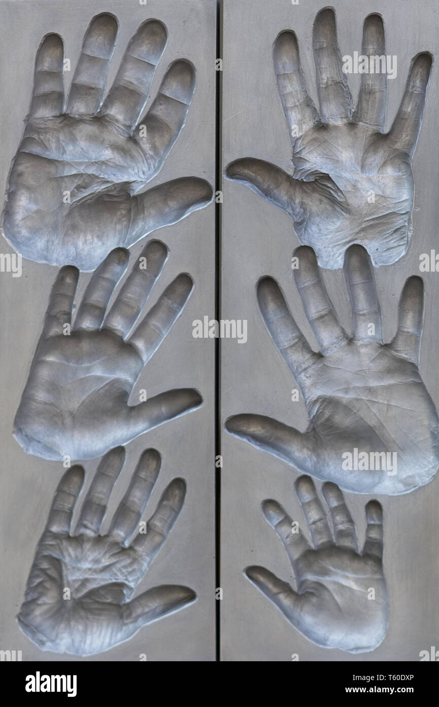 Hand imprints hi-res stock photography and images - Alamy