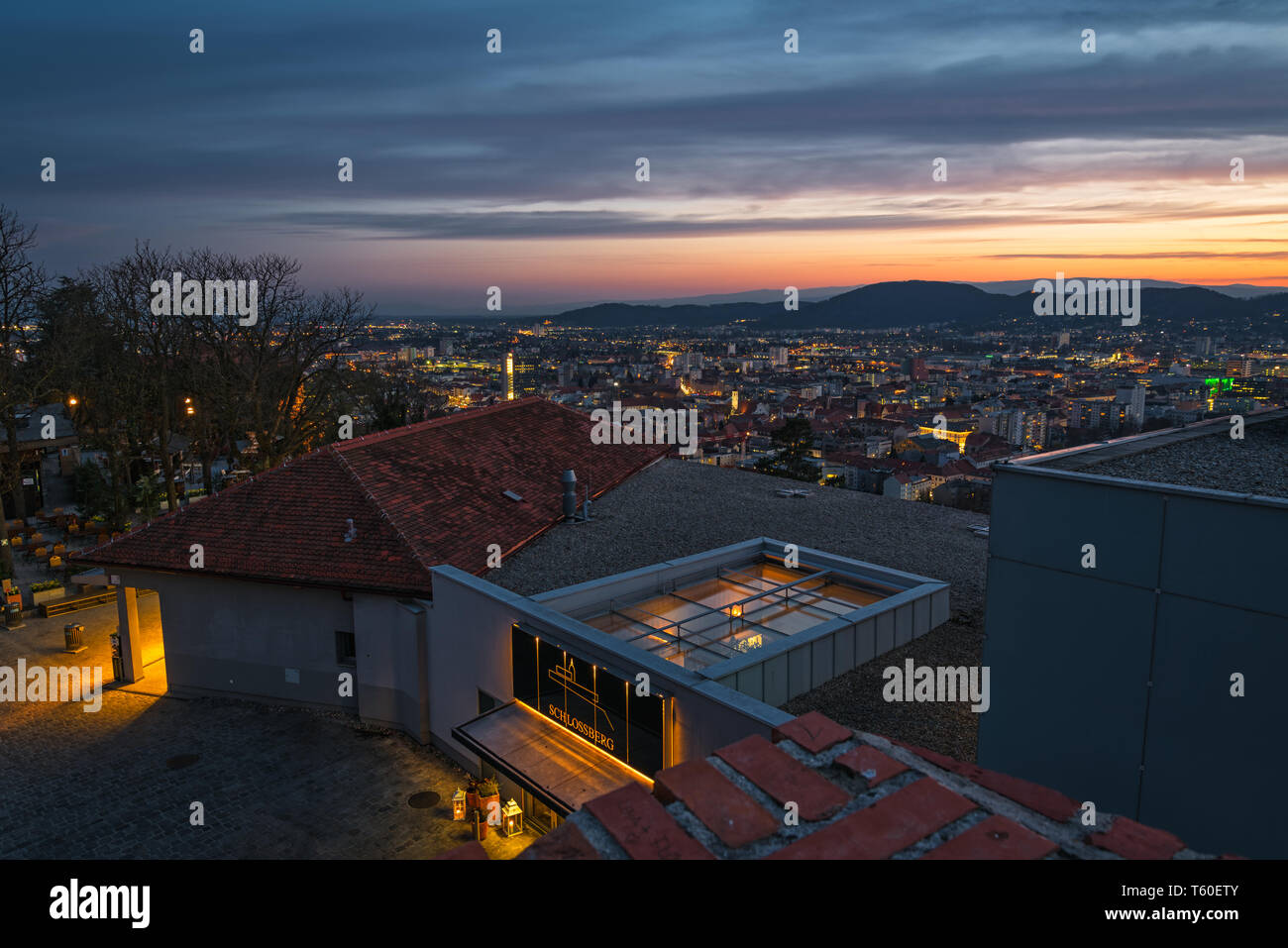 Schlossberg graz hi-res stock photography and images - Alamy