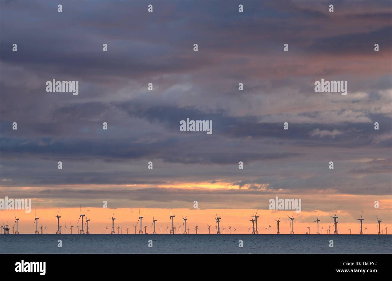 Morecambe bay wind farm hi-res stock photography and images - Alamy