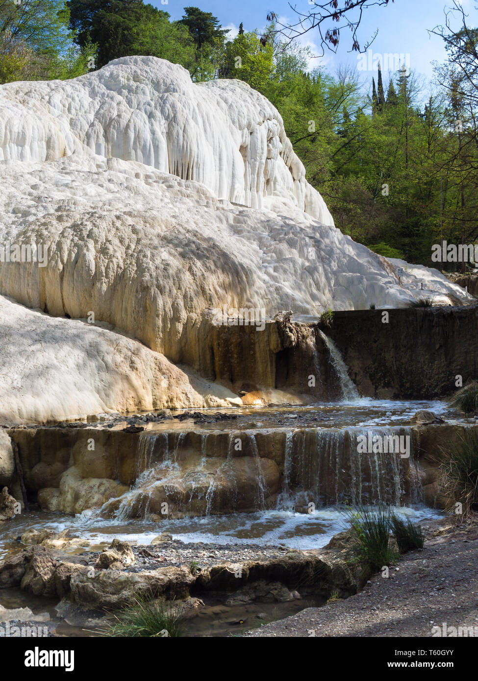 Limestone hot spring baths hi-res stock photography and images - Alamy