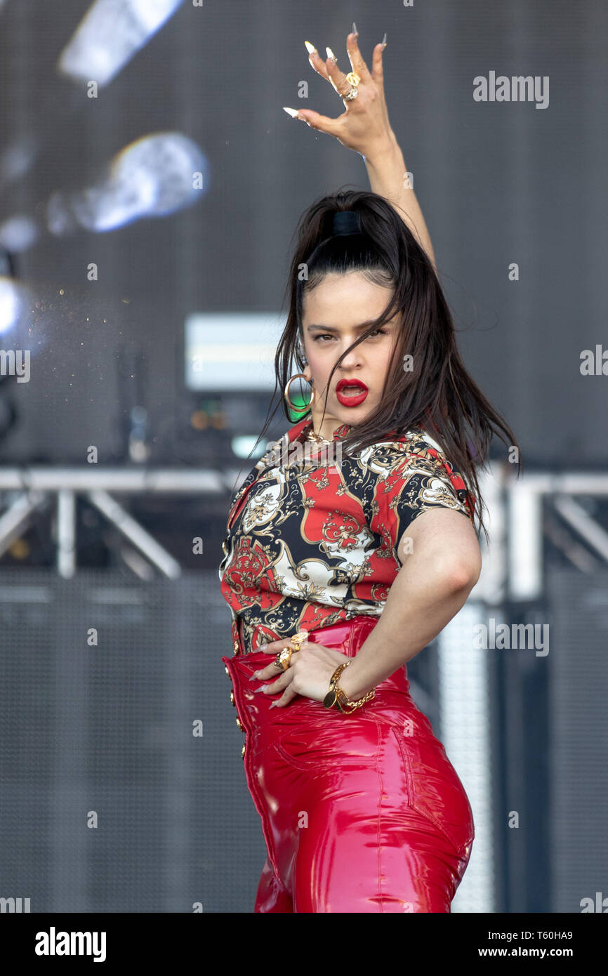 April 27, 2019 - Virginia Beach, Virginia, U.S - Spanish singer ROSALIA ...