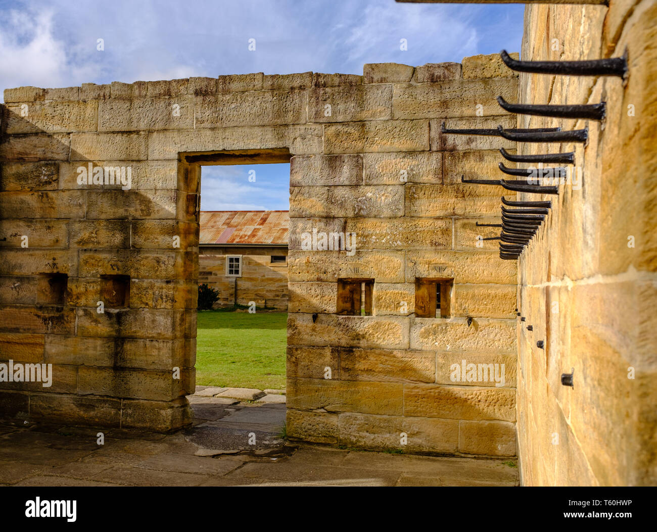 Cockatoo island Sydney, Australia, Historical stone prison building ...