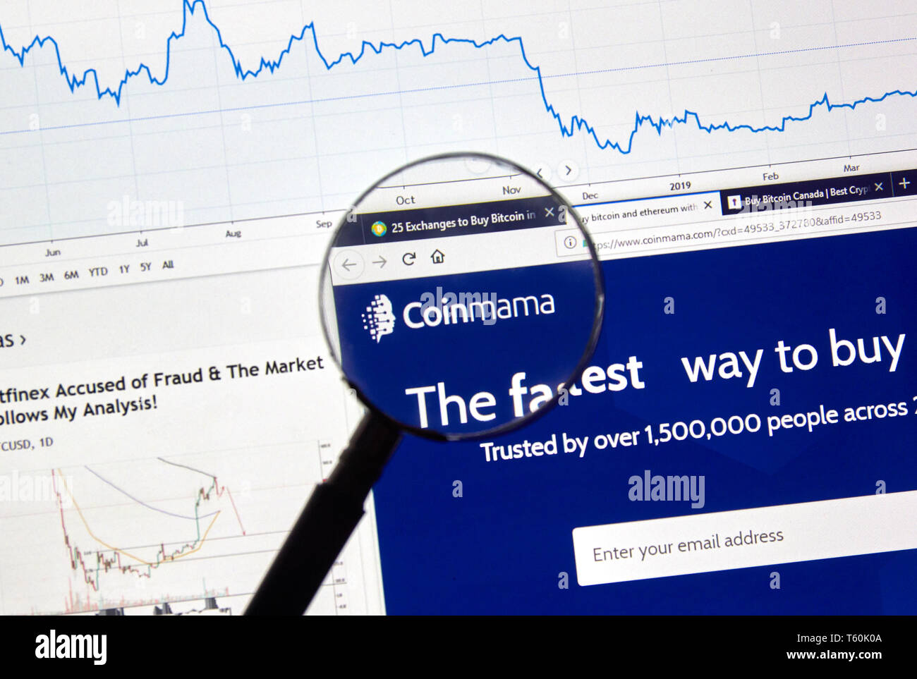 Coinmama logo hi-res stock photography and images - Alamy