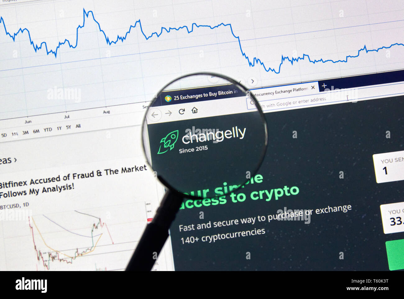 Changelly logo hi-res stock photography and images - Alamy