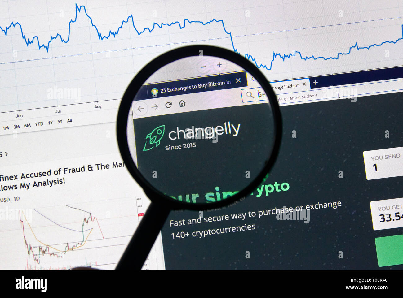 Changelly logo hi-res stock photography and images - Alamy