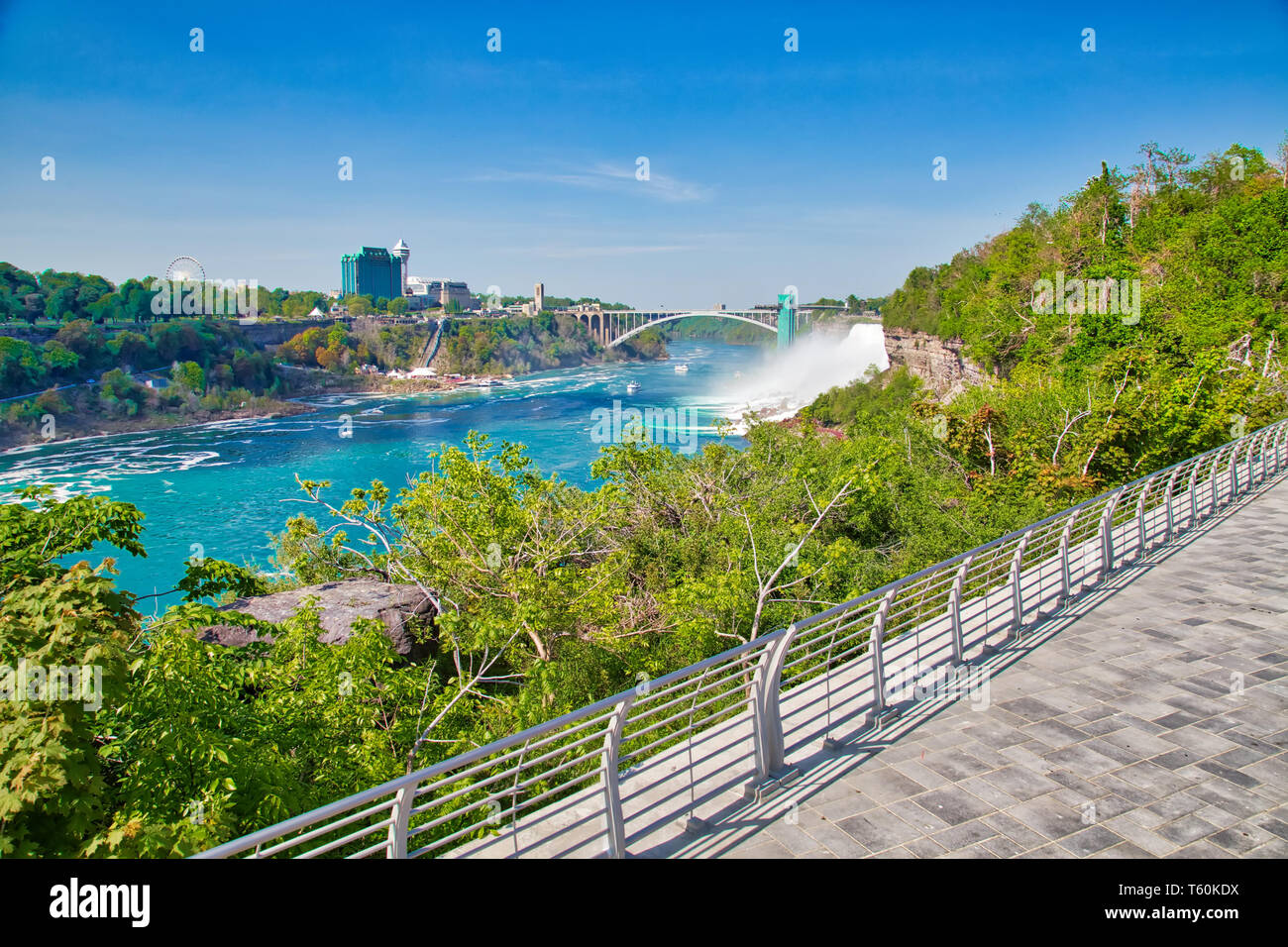 Scenic view of Niagara Falls, American Side, Buffalo Stock Photo - Alamy