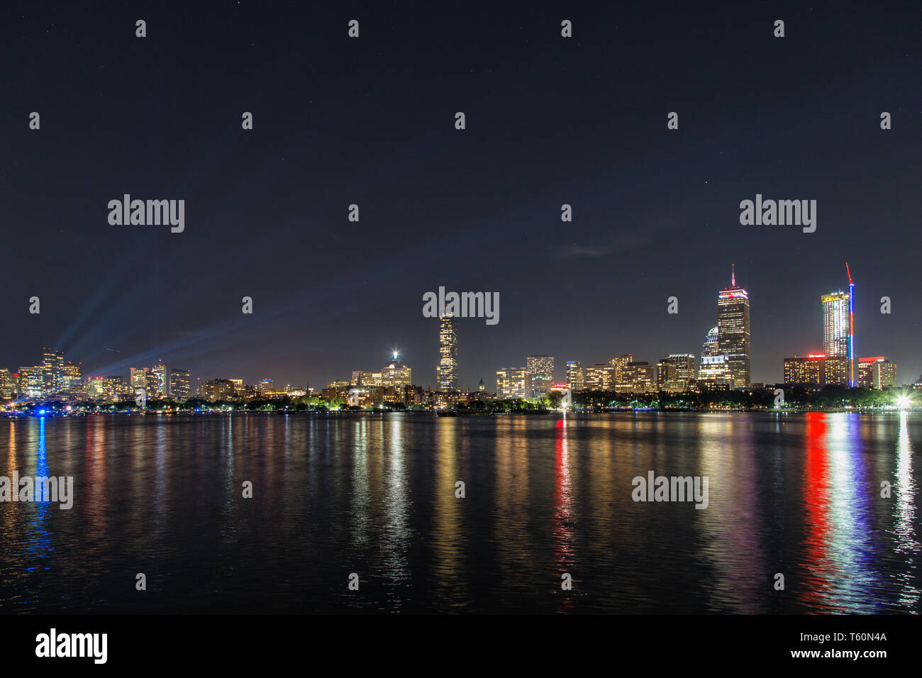 Boston evening street scene hi-res stock photography and images - Alamy