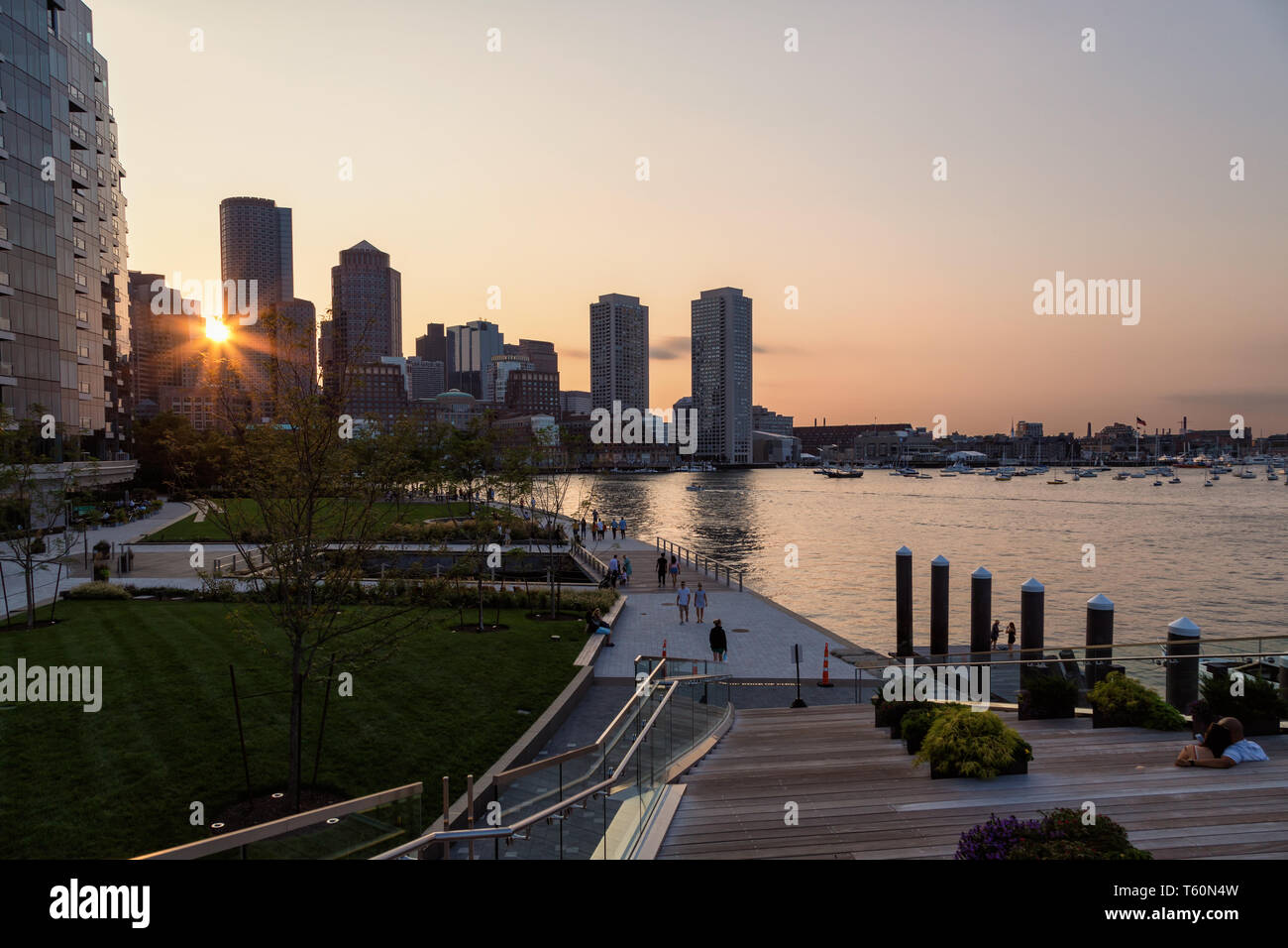 Fan Pier Park, Boston, Massachusetts Stock Photo - Alamy