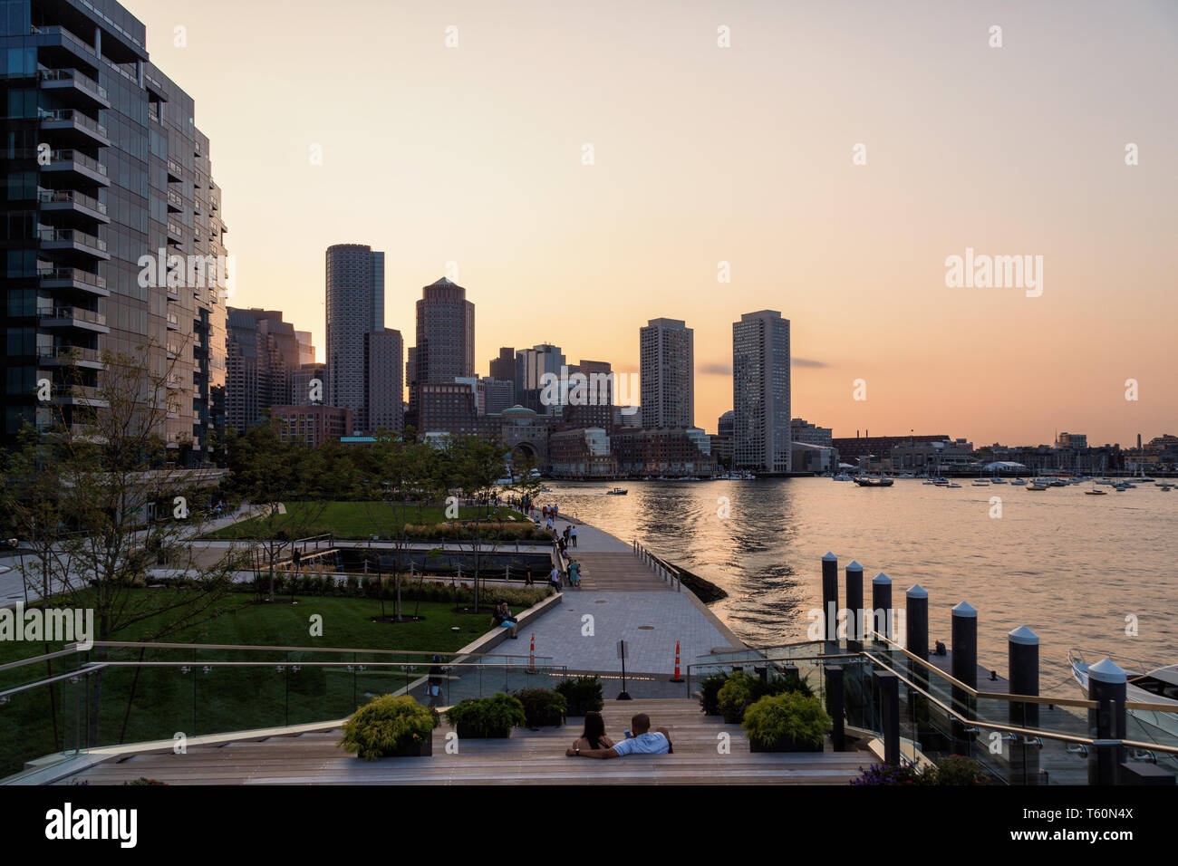 Fan Pier Park, Boston, Massachusetts Stock Photo - Alamy