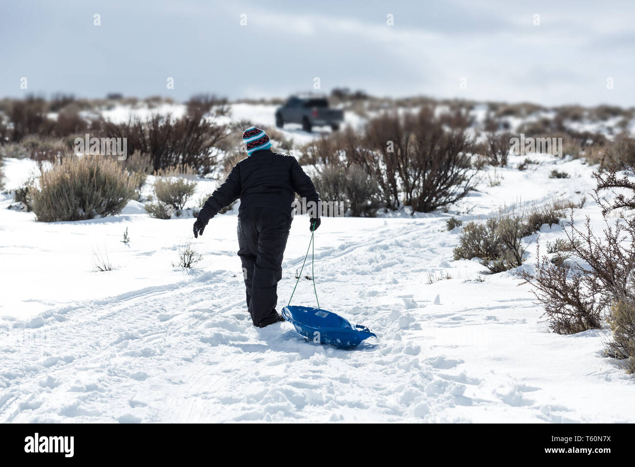 Dragging child hi-res stock photography and images - Alamy