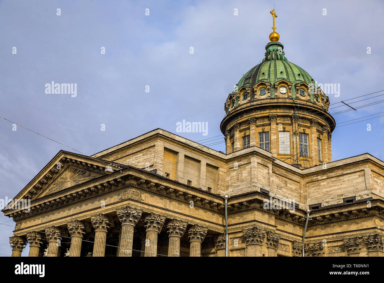 The facade and the front colonnade of the cathedral hi-res stock photography and images - Alamy