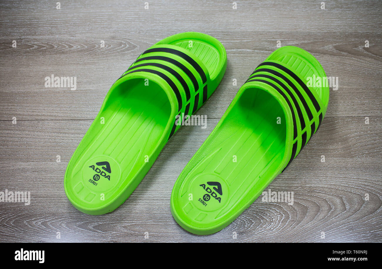 Chiangmai, Thailand - April 28 2019: ADDA Shoe, Product of thailand by ...