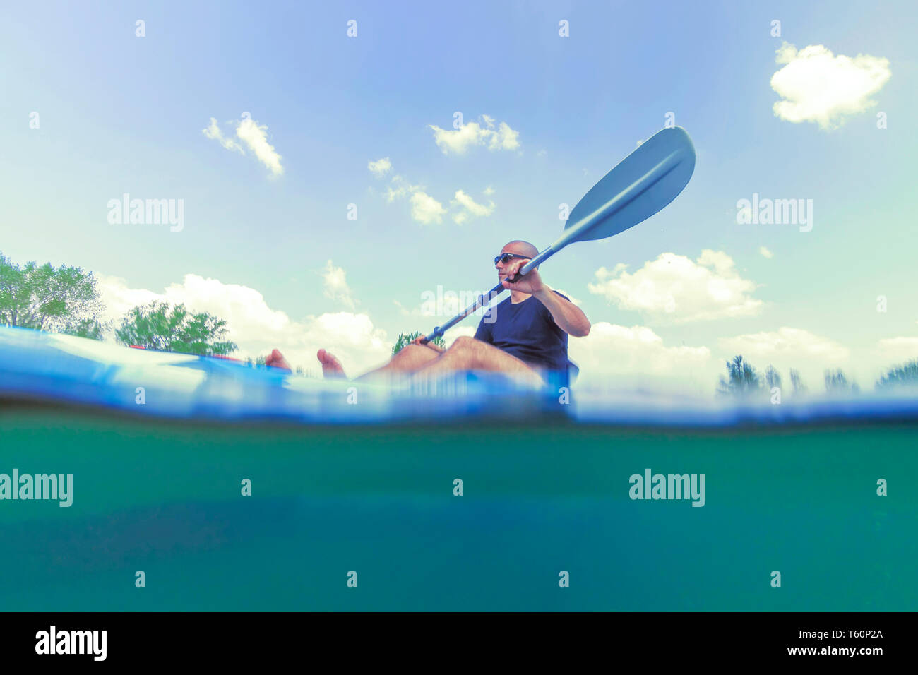 Canoe underwater hi-res stock photography and images - Alamy