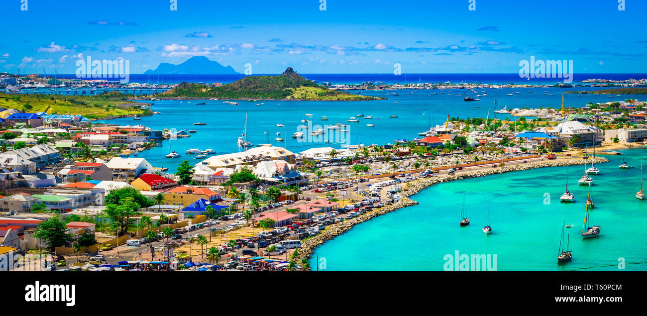 Marigot market st martin hi-res stock photography and images - Alamy