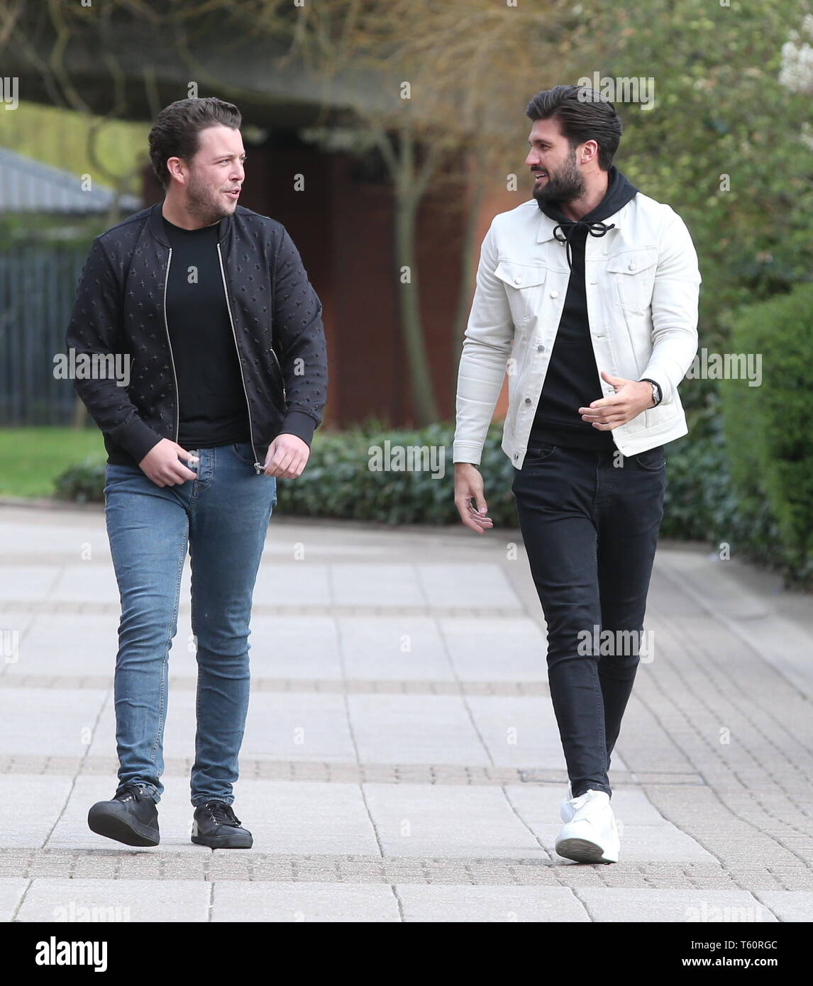 The cast of 'TOWIE' filming in Essex Featuring: Dan Edgar, Diags Where ...