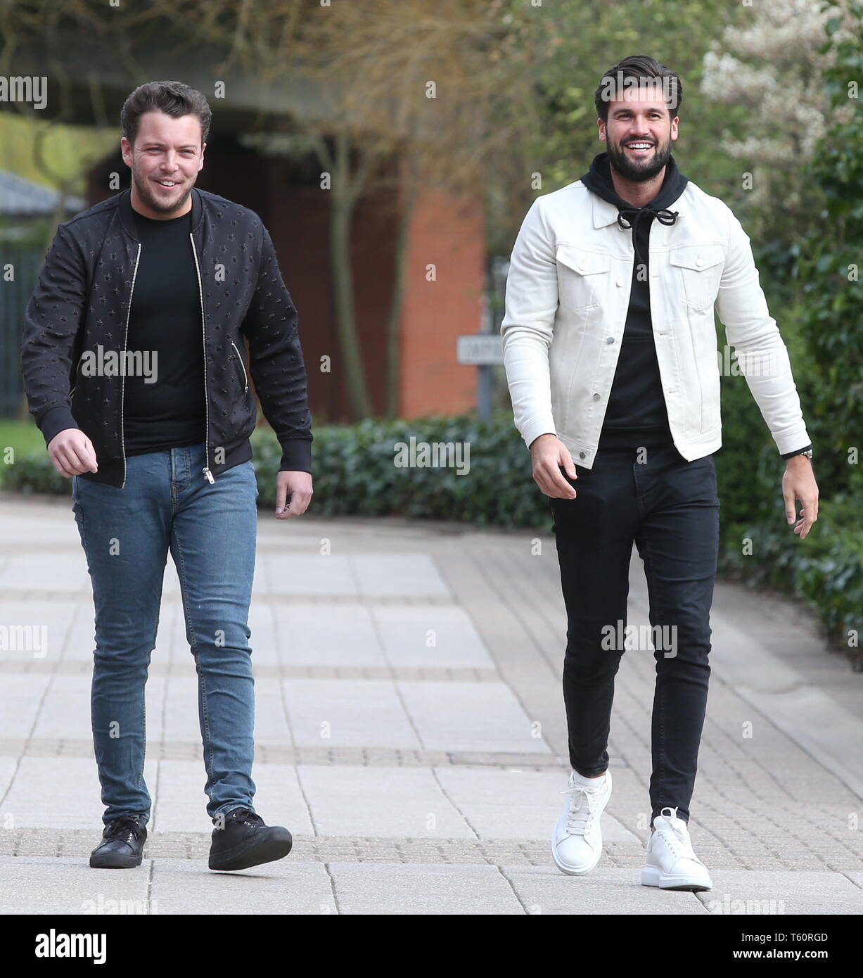 The cast of 'TOWIE' filming in Essex Featuring: Dan Edgar, Diags Where ...