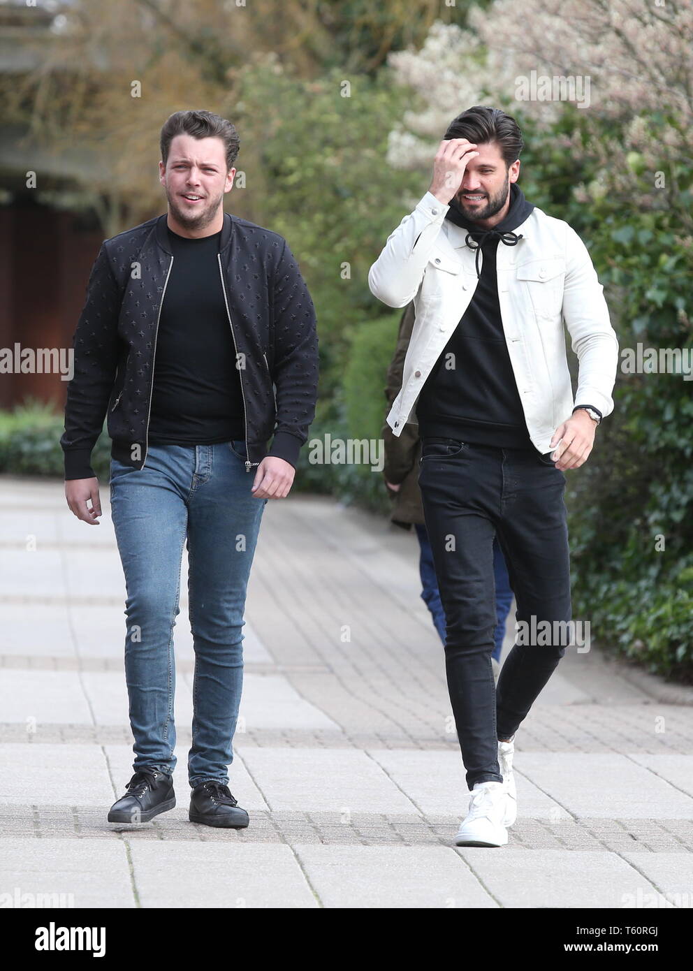 The cast of 'TOWIE' filming in Essex Featuring: Dan Edgar, Diags Where ...