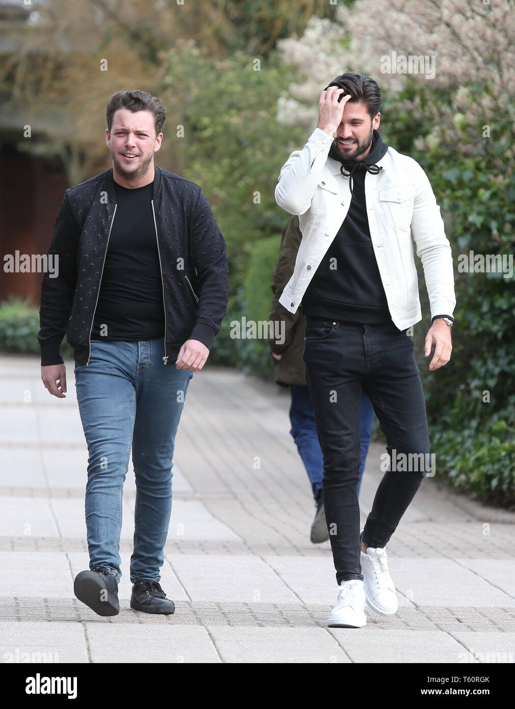 The cast of 'TOWIE' filming in Essex Featuring: Dan Edgar, Diags Where ...