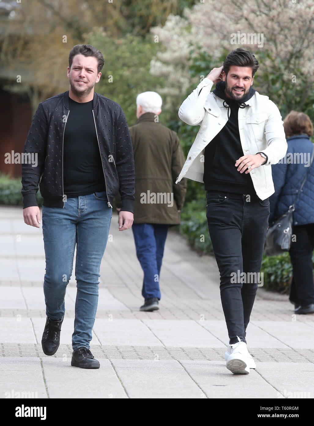 The cast of 'TOWIE' filming in Essex Featuring: Dan Edgar, Diags Where ...