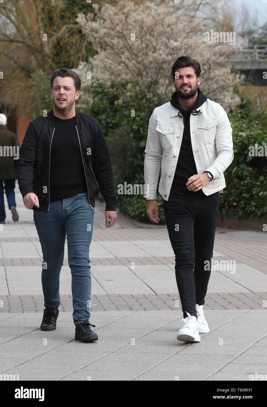 The cast of 'TOWIE' filming in Essex Featuring: Dan Edgar, Diags Where ...