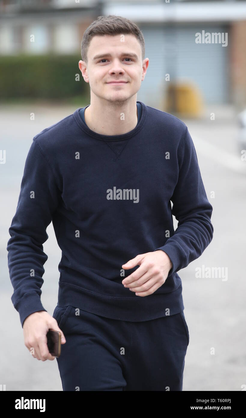 The cast of 'TOWIE' attend a football match for the #boysbareall ...