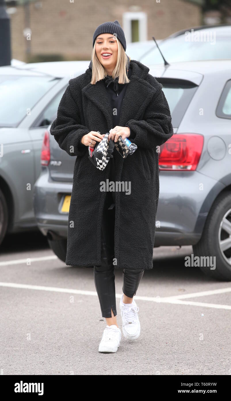 The cast of 'TOWIE' attend a football match for the #boysbareall ...