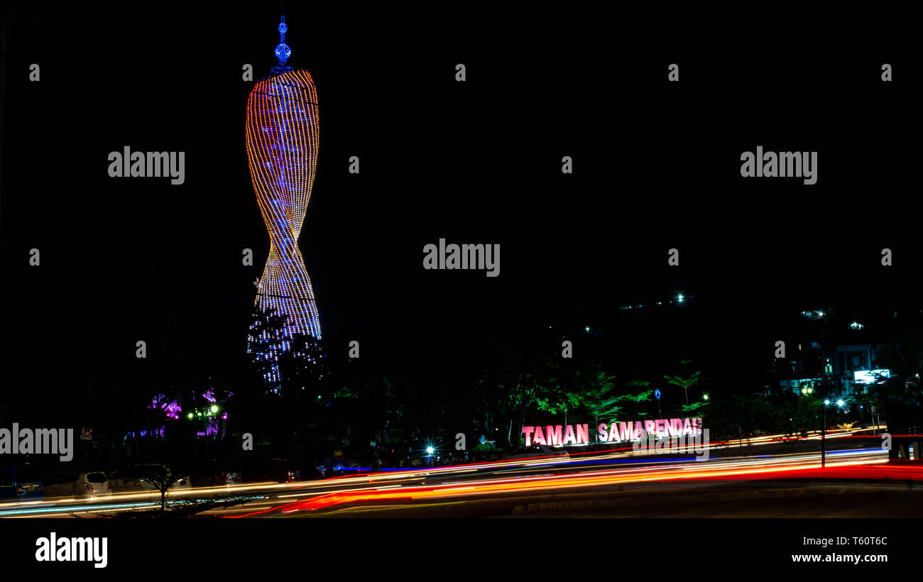 Taman Samarendah, New landmark of Samarinda Stock Photo - Alamy