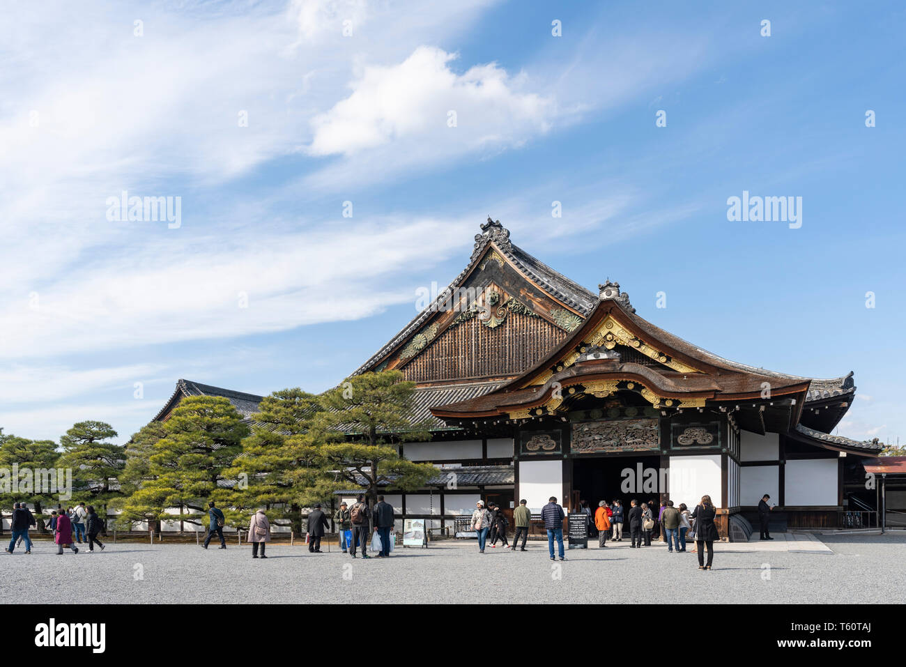 Nijō Castle, Nakagyo-ku, Kyoto, Japan. Ninomaru palace Stock Photo - Alamy