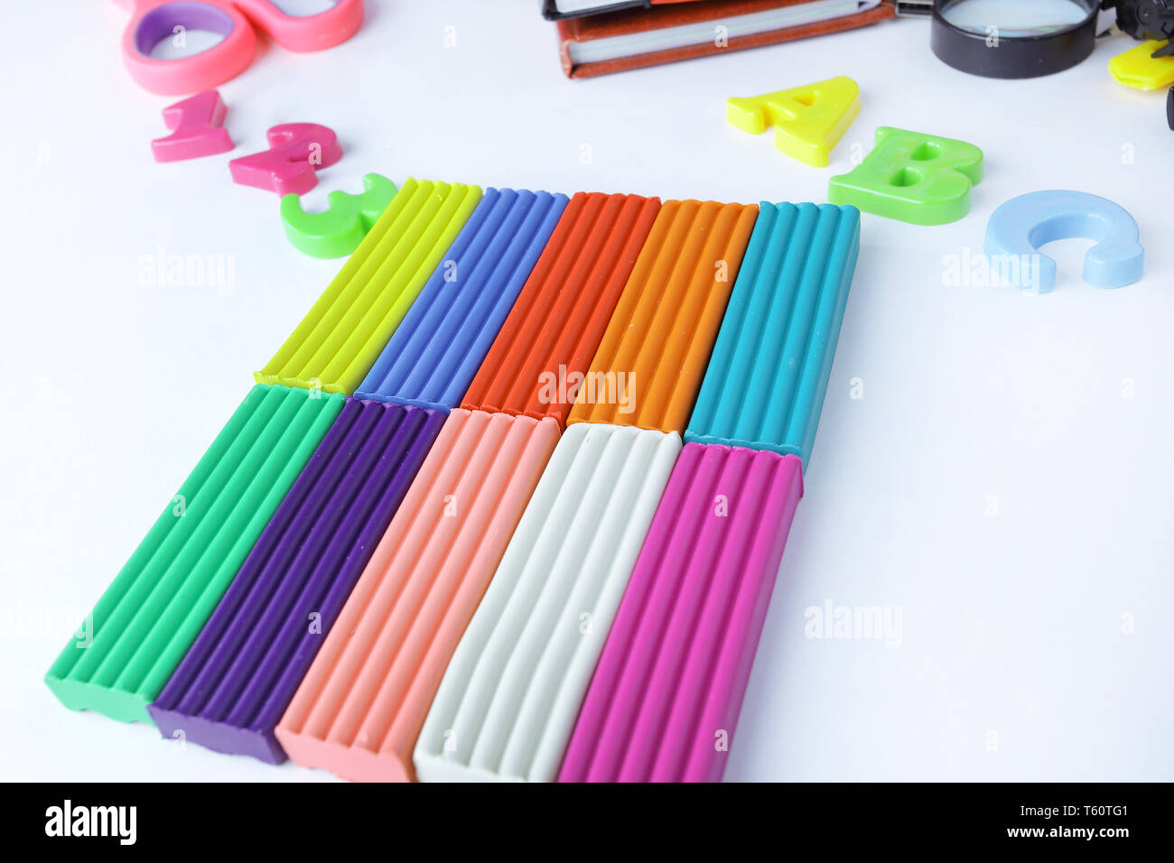 Pieces of plasticine hi-res stock photography and images - Alamy